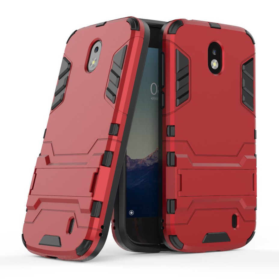 Slim Armour Shockproof Case for Nokia 1 (Red)